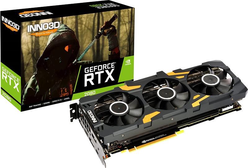 Inno3D GeForce RTX 2080 Gaming OC X3 HDMI 3xDP 8GB - Tek.no